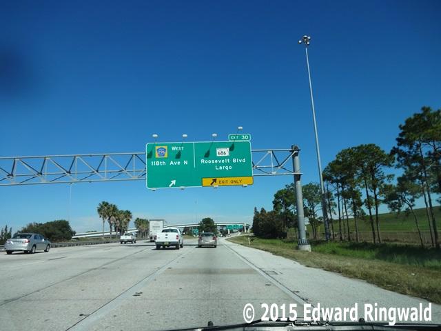 Exit 30 - FL 686/Roosevelt Blvd. and Gateway Expressway
