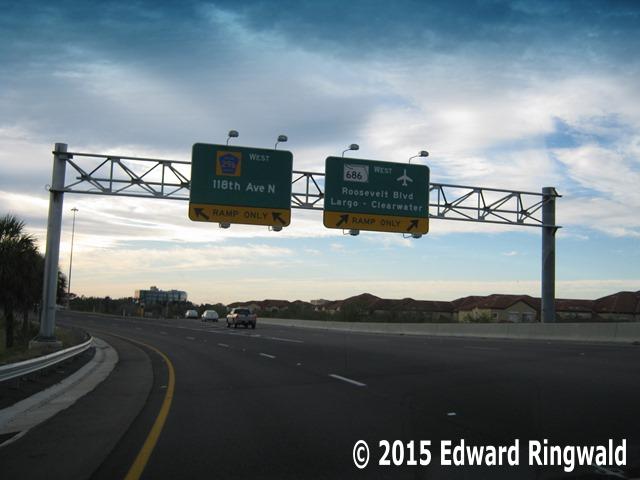 Exit 30 - FL 686/Roosevelt Blvd. and Gateway Expressway